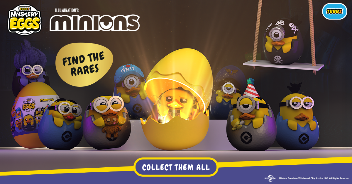 Rubber Road launches new Tubbz Mystery Eggs - Licensing.biz